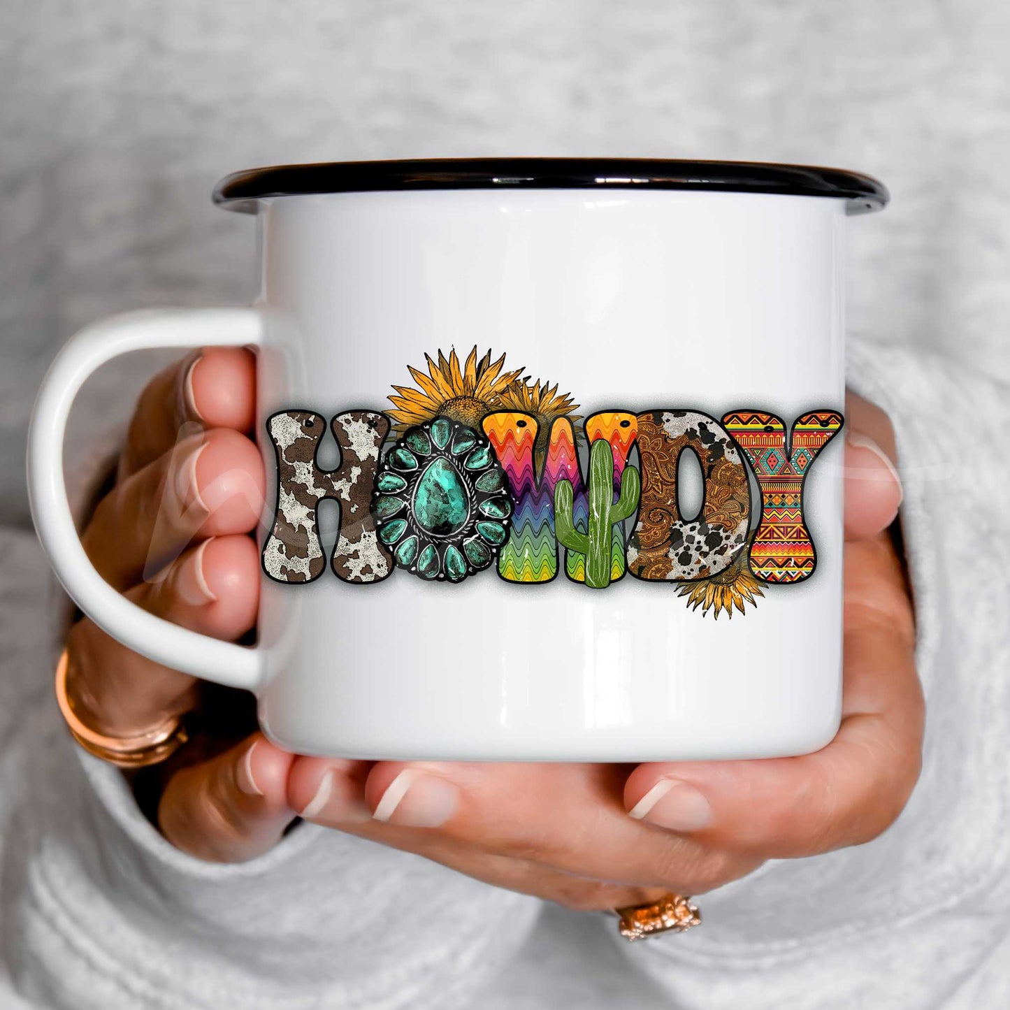 SW HOWDY UV DTF TRANSFER DECAL – PRETTY CRAFTY PRINTS